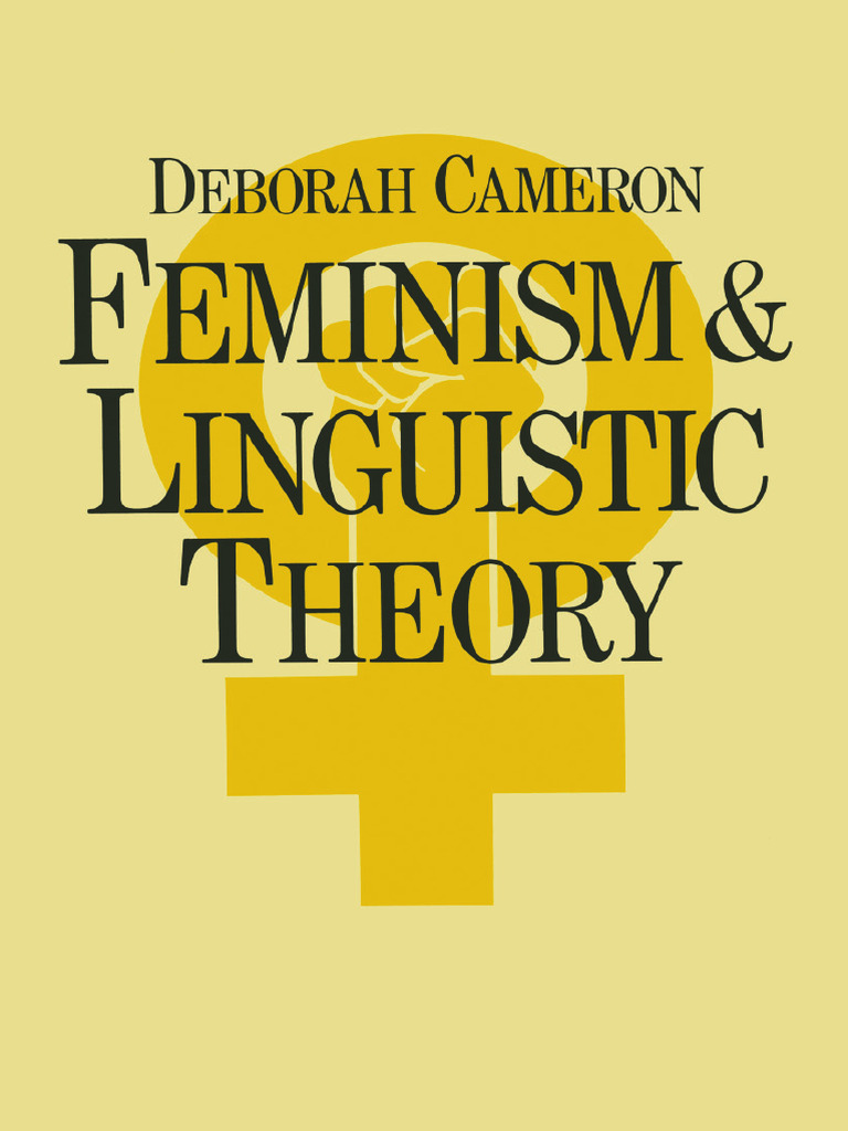Deborah Cameron (Auth.) - Feminism and Linguistic Theory-Palgrave ...