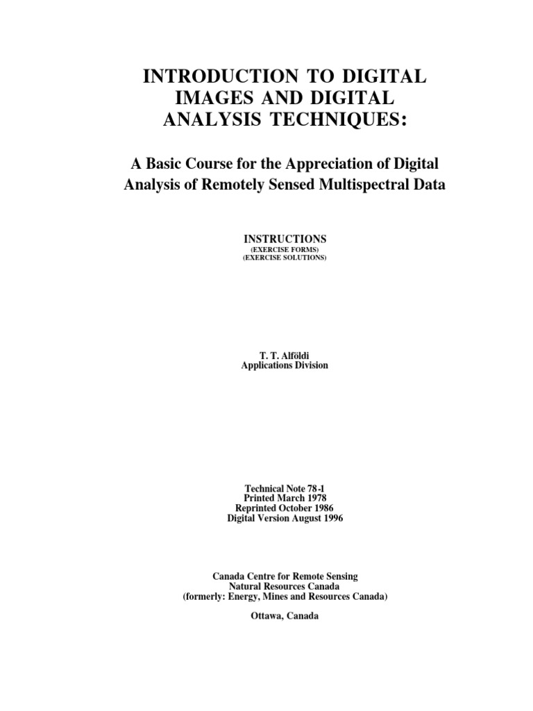 Digital Image Analysis Techniques Guide | PDF | Statistical ...