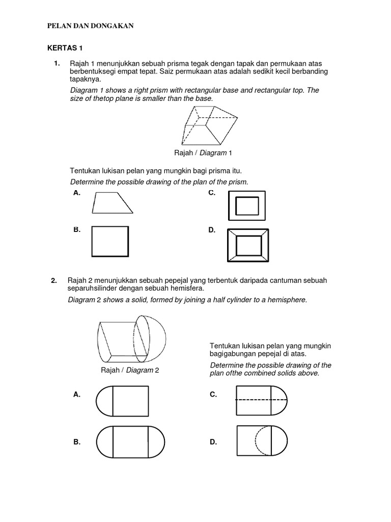 Modul Pelan Dan Dongakan | PDF