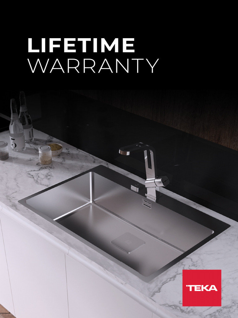 TEKA Sinks Lifetime Warranty Manual | PDF