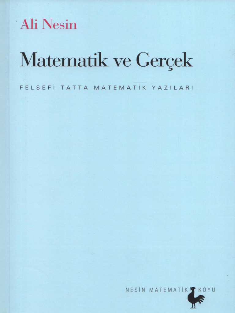 Ali Nesin Matematik Ve Gerçek Nesin Yayınevi | PDF