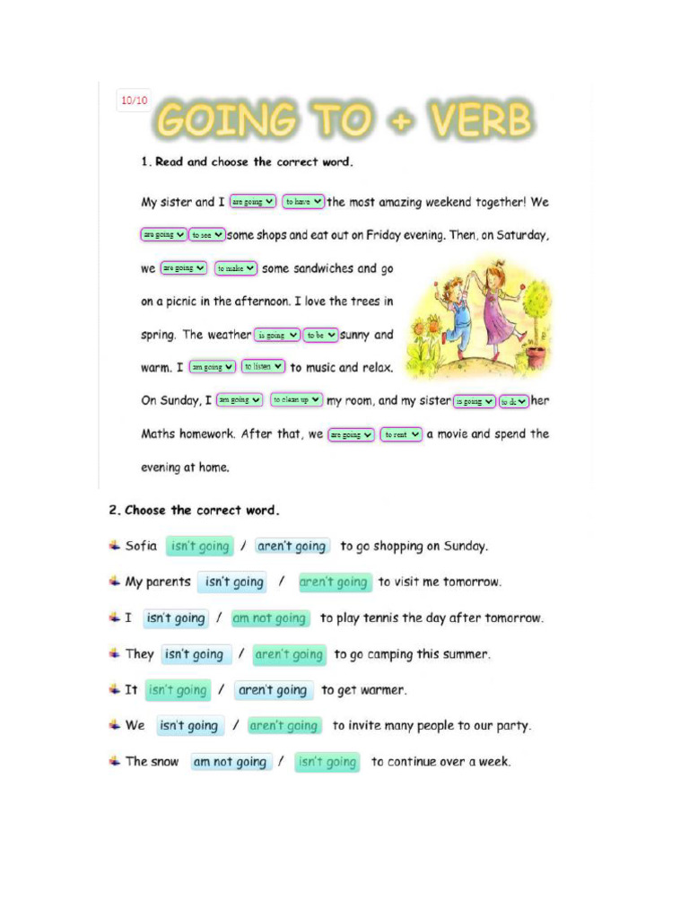 GOING TO EXERCISES | PDF