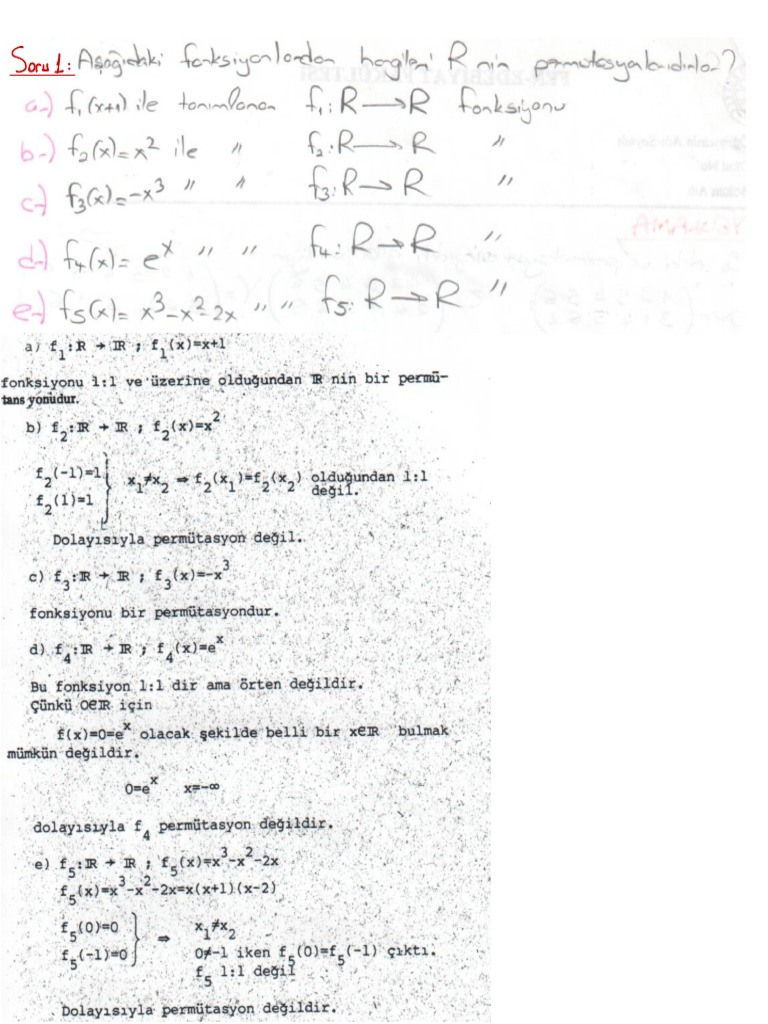 Lineer Cebir 2 - 7.uygulama-28.03.2014 | PDF