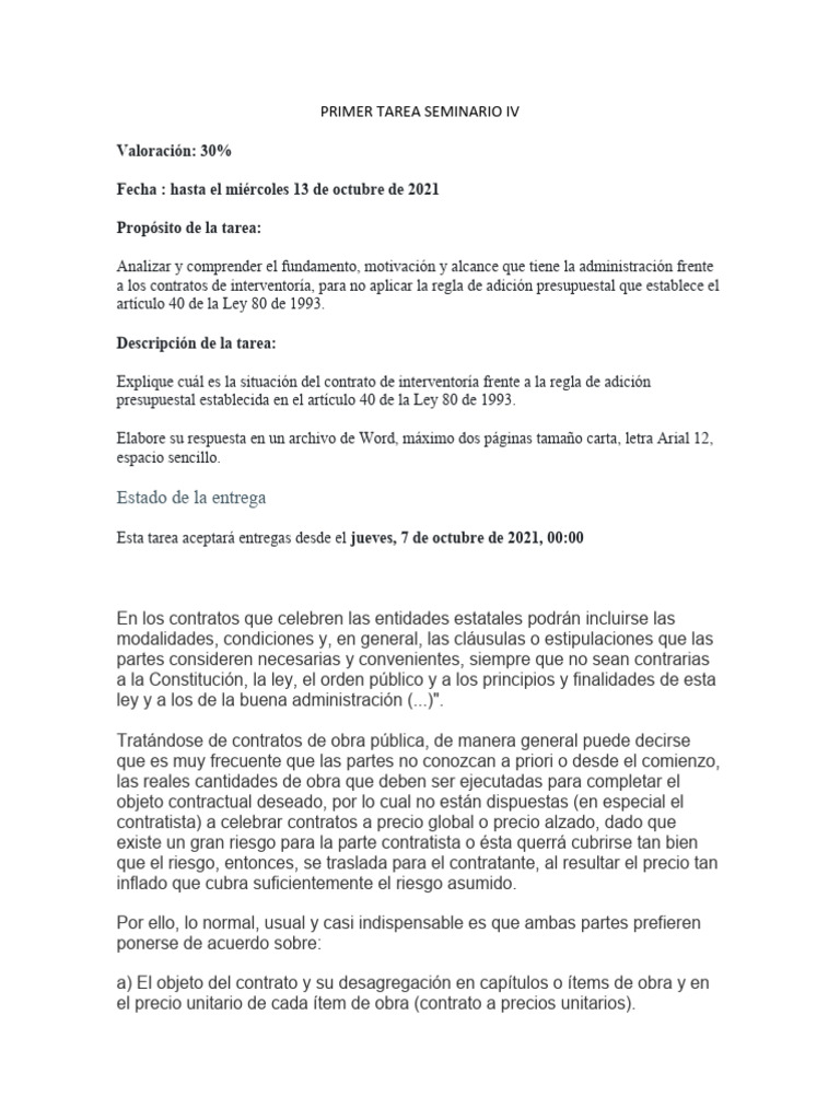 Primer Tarea Seminario Iv | PDF | Presupuesto | Justicia