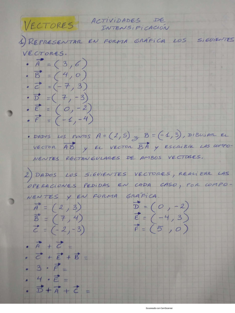 6° Vectores | PDF