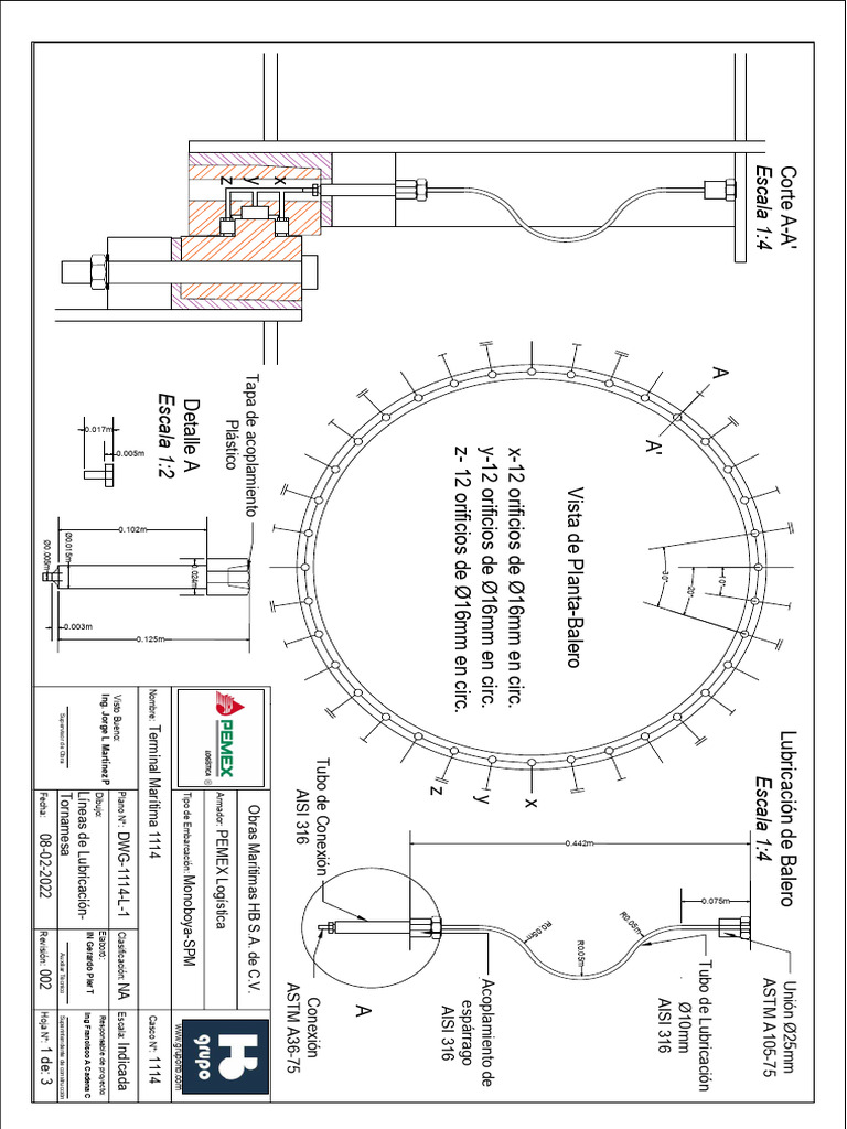 Diseño de Monoboya-SPM Terminal 1114 | PDF