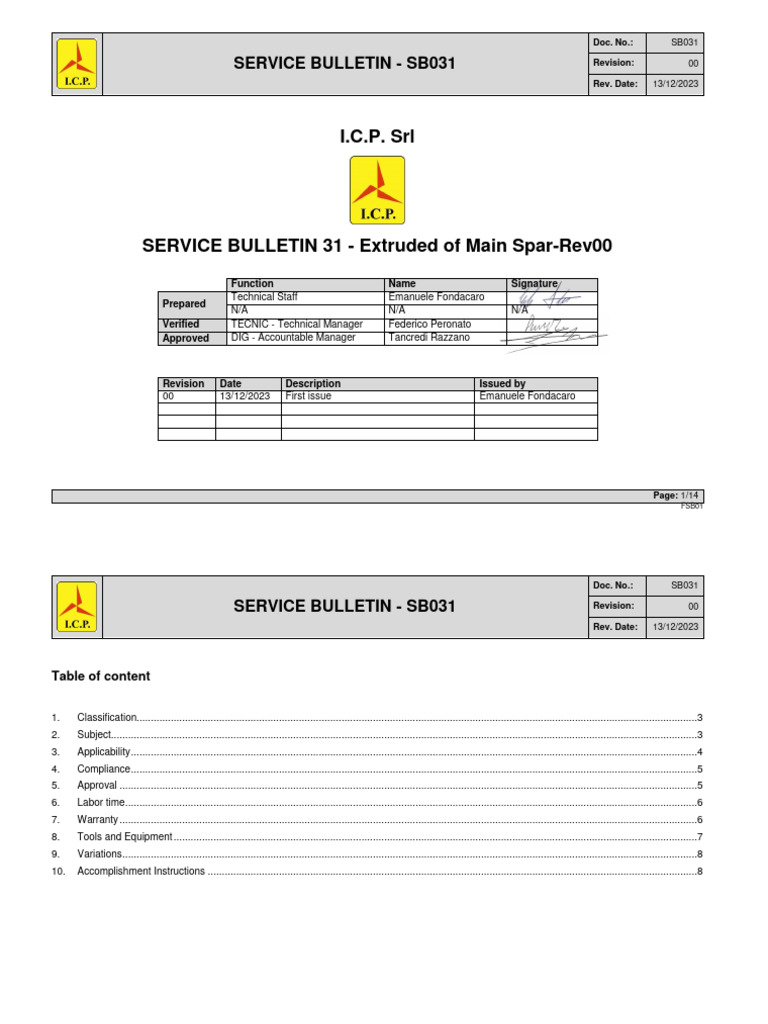 SB031 Extruded of Main Spar Rev00 | PDF | Nut (Hardware) | Rivet