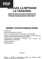 Mpango Kazi Wa Shule 2025 | PDF