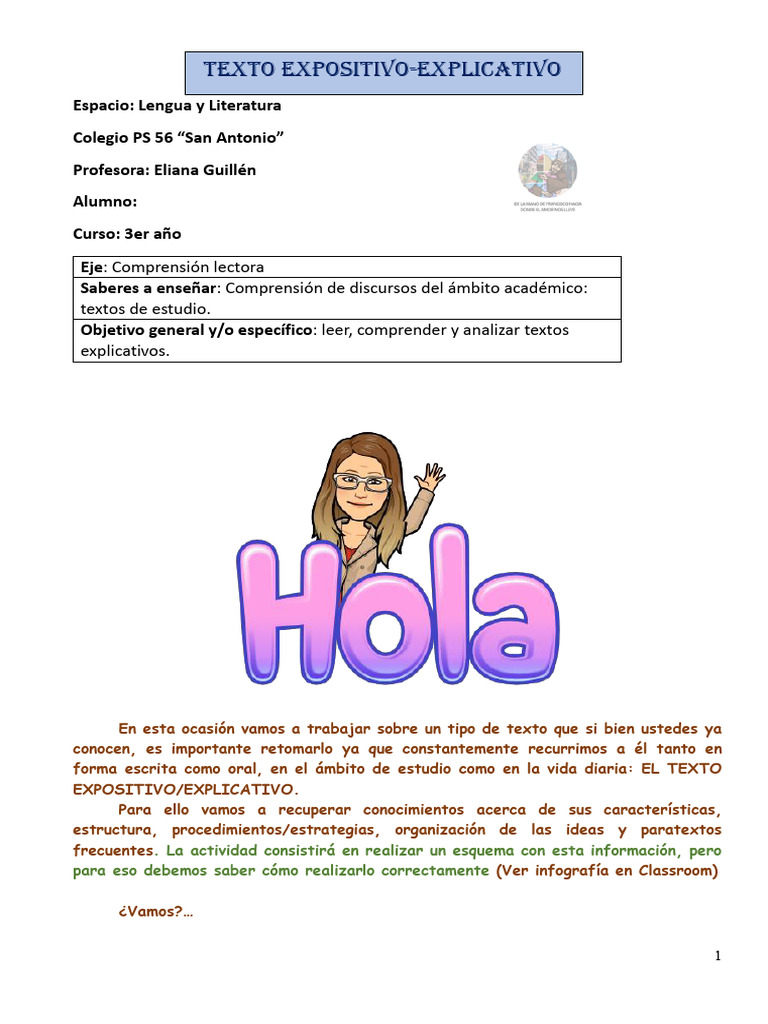 TEXTO Expositivo Info | PDF | Infografia