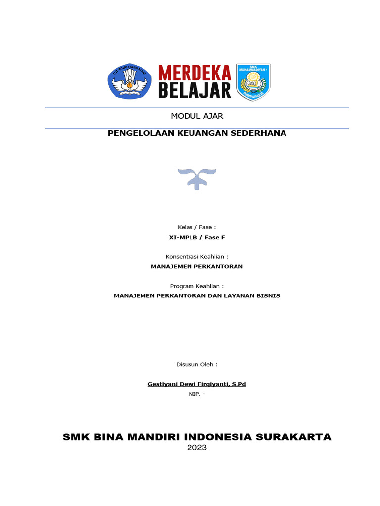 Modul 6 Pengelolaan Keu Sederhana | PDF | Bisnis