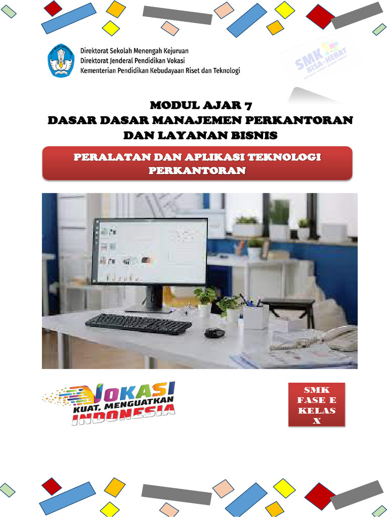 MODUL AJAR 7 Peralatan Perkantoran | PDF