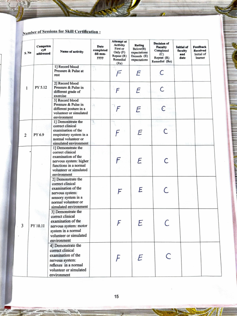 Physio Log Book | PDF