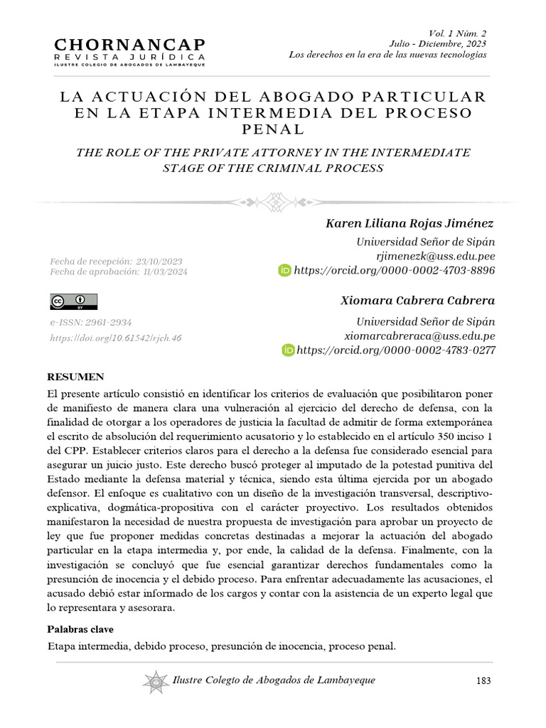 11 Rojas+y+cabrera | PDF | Abogado | Juez