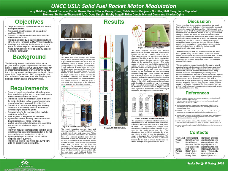 UNCC USLI Solid Fuel Rocket Motor Modula | PDF | Rocket | Rocket Engine