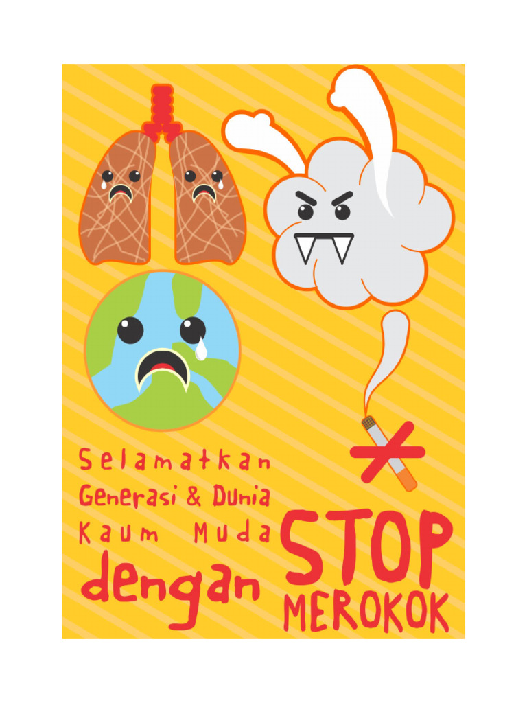 Poster Bahaya Merokok Fix | PDF