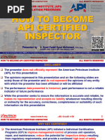 Individual Certification Programs (Icp) Fees: Initial Certification API ...