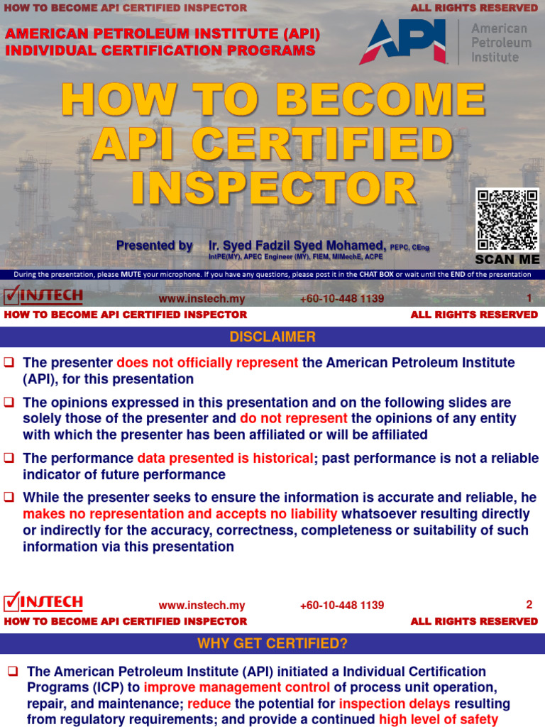 2023-12-DECEMBER-HOW TO BECOME API CERTIFIED PERSONNEL Presentation ...