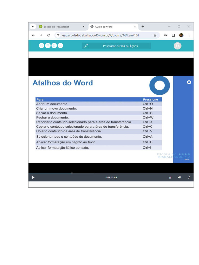 Atalhos Do Word | PDF