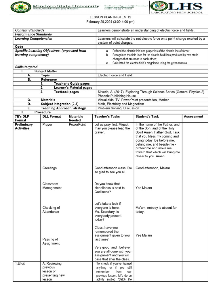 Electric Field and Force Final | PDF | Electric Field | Force