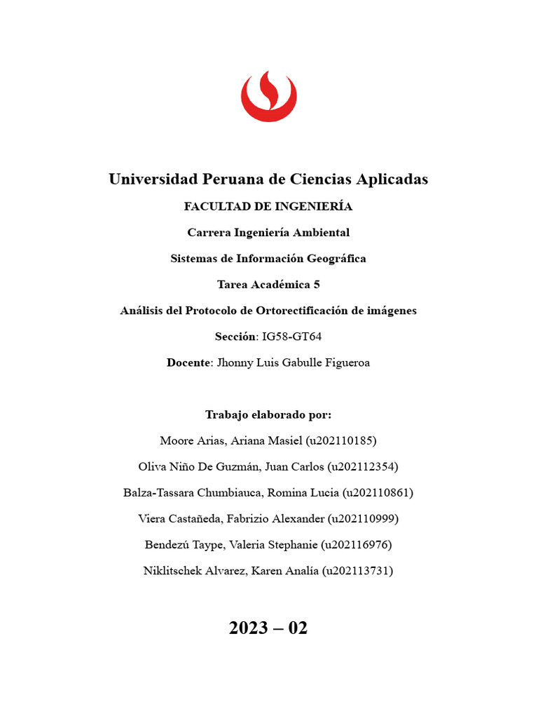 Tarea Academica Nº5 - Sistema de Información Geográfica | PDF | Cartografía | Mapa