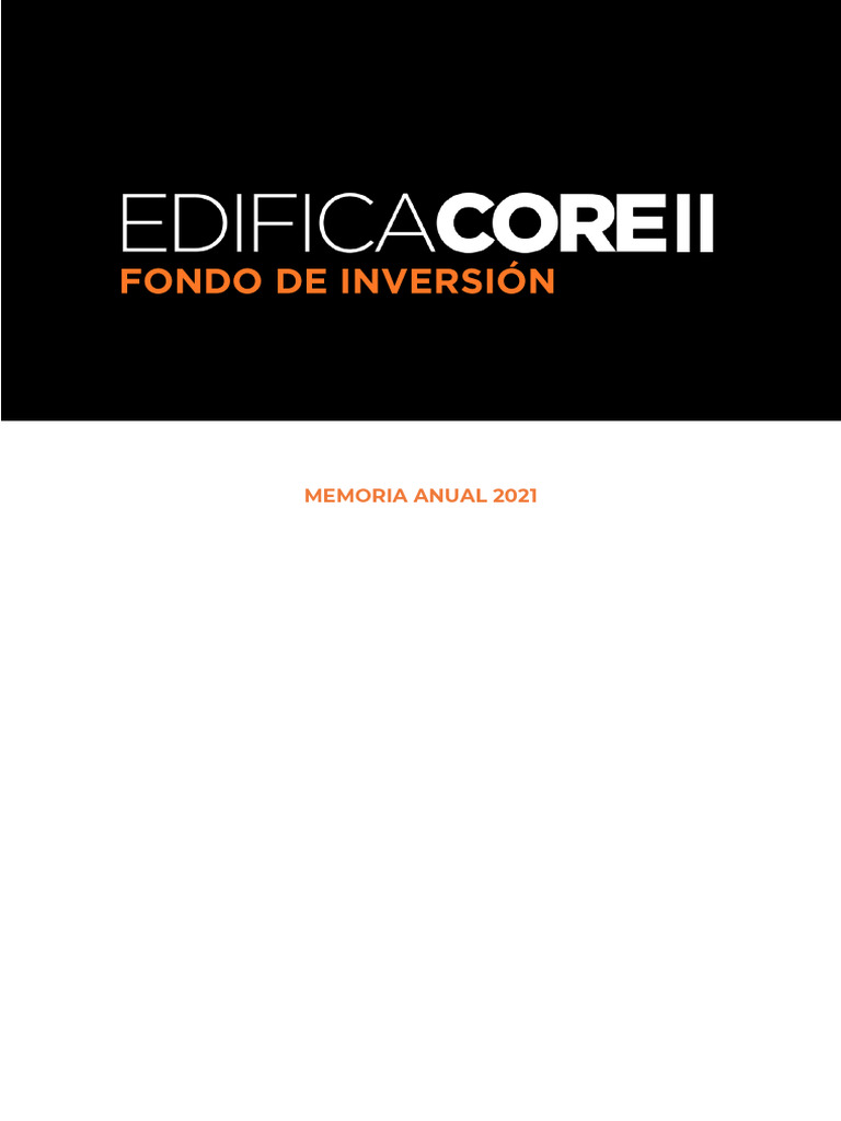 Fondo Edifica - Memoria - Anual | PDF | Deuda | Perú