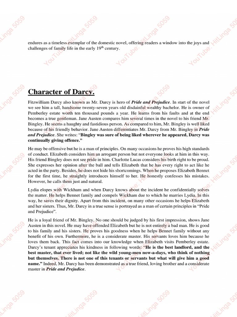 Pride and Prejudice - 2-3 | PDF