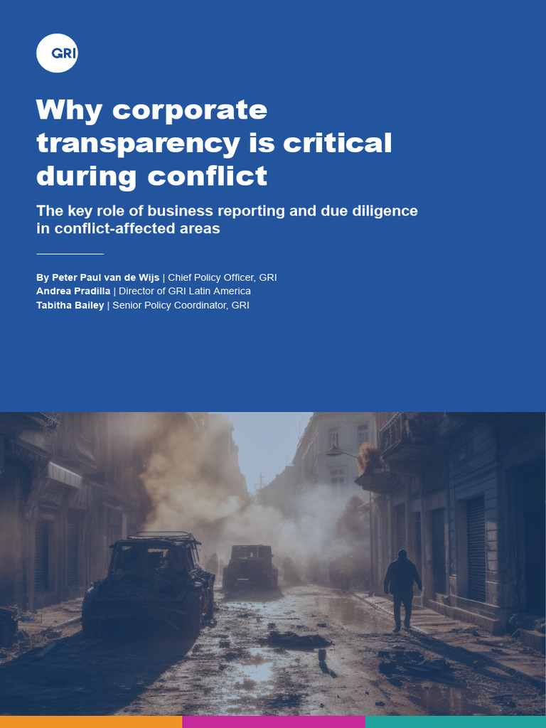 Why Corporate Transparency Is Critical During Conflict | PDF | Due ...