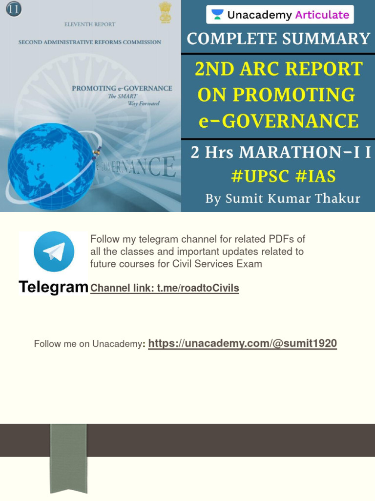 2nd ARC promoting_e_governance | PDF | E Government | Knowledge Management