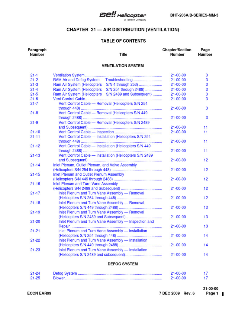 Helicopter Ventilation and Defog Systems | PDF | Duct (Flow) | Valve