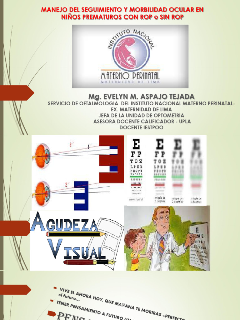 Seguimiento Visual en Niños Prematuros | PDF | Percepción visual ...