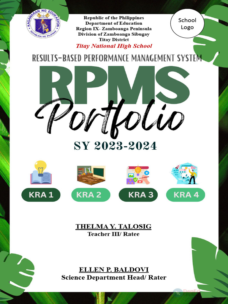 2024 Editable RPMS Portfolio Design | PDF | Pedagogy | Learning