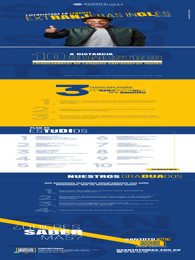 Licenciatura en Lenguas Extranjeras | PDF | Aprendizaje | Educación en ...