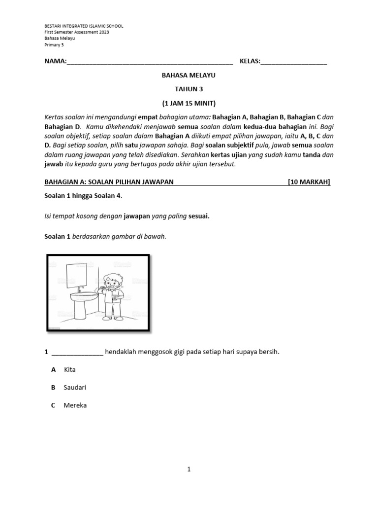 BM tahun 3 (Assessment) | PDF
