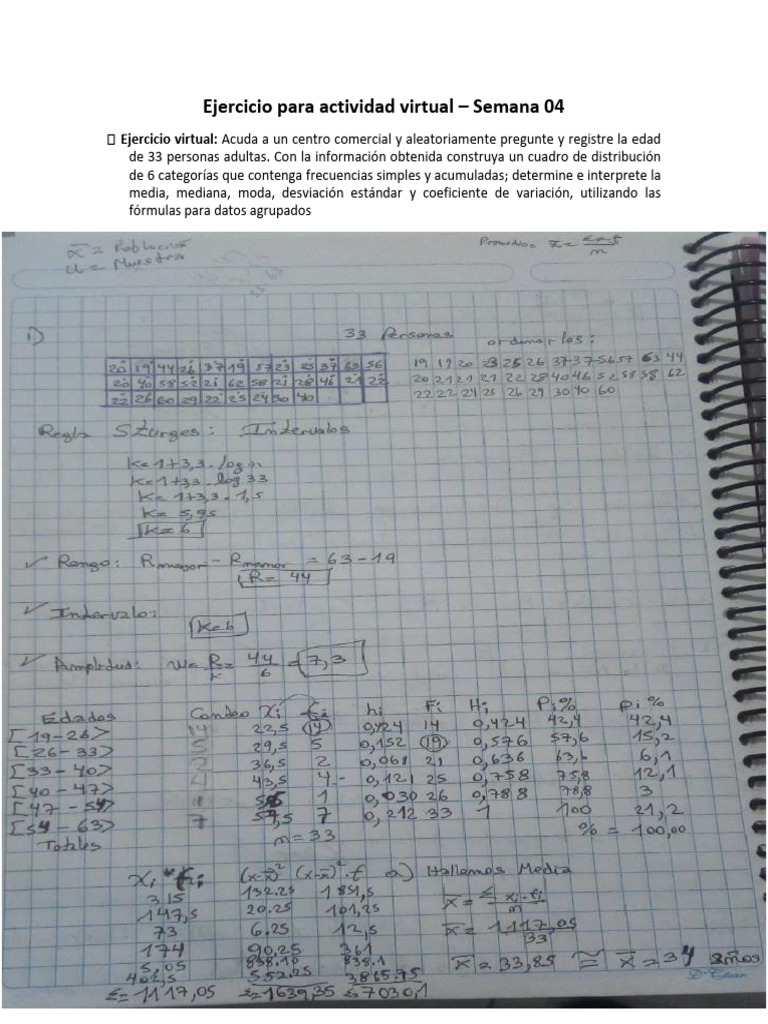 U2 S4 Ejercicio Para Actividad Virtual Pdf