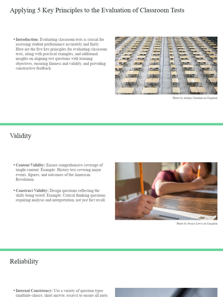 5 Key Principles of Evaluation | PDF | Educational Assessment ...