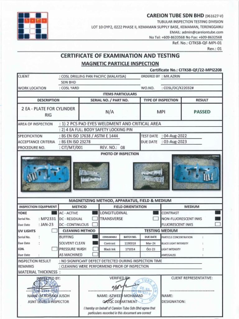 CERTIFICATE magnetic | PDF