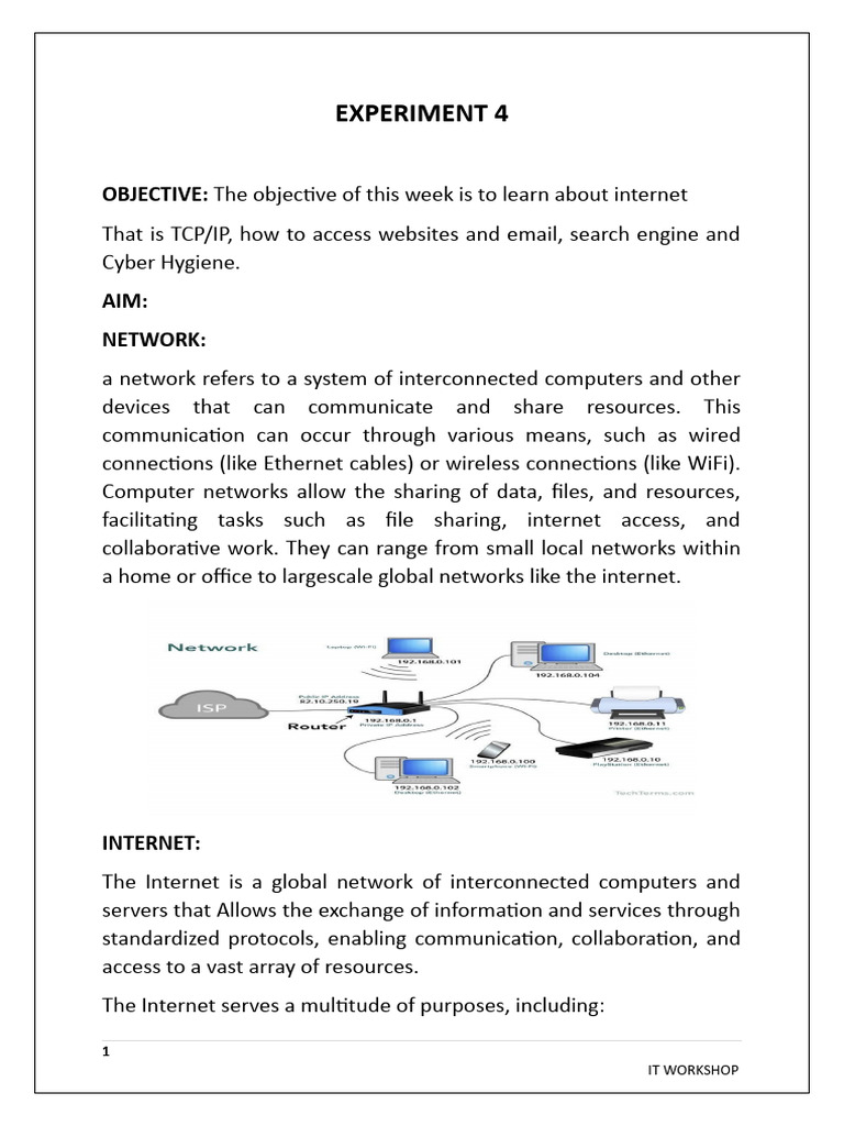 IT-Workshop (ECE) b9 | PDF | Internet Protocols | Computer Network