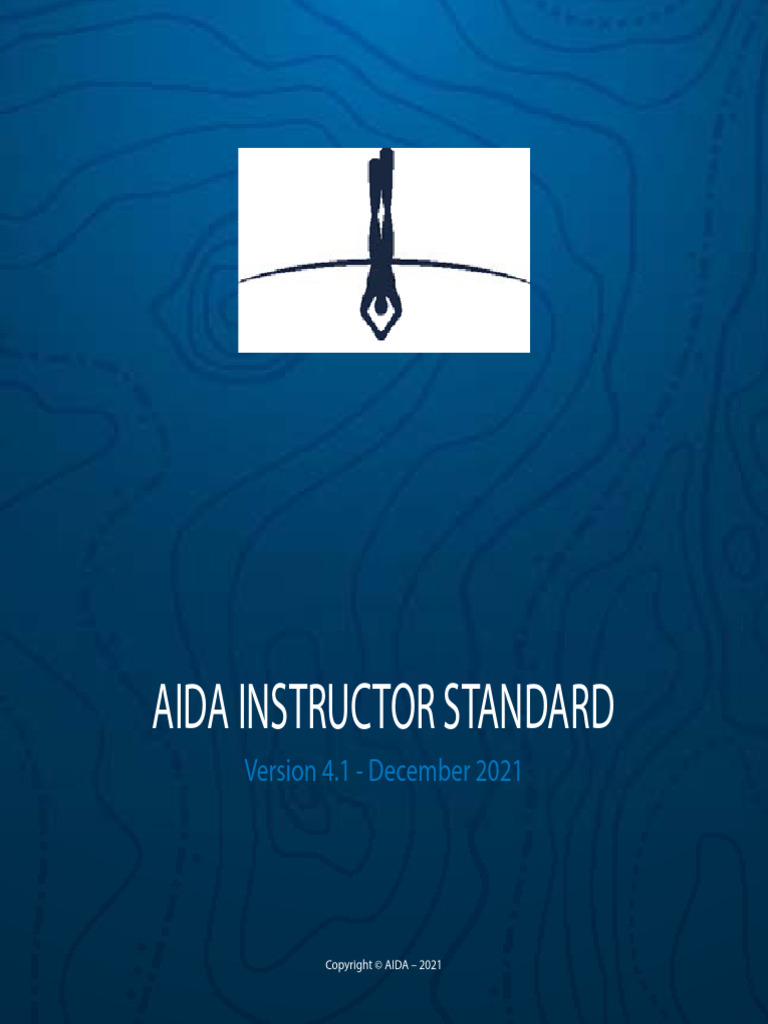 AIDA Instructor Standards V4.1 Renewal Updates | PDF | Underwater Diving