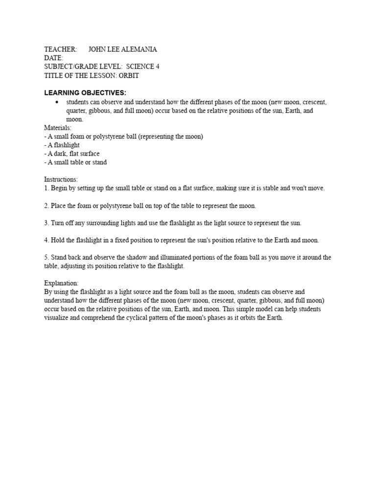 Modeling Instruction | PDF