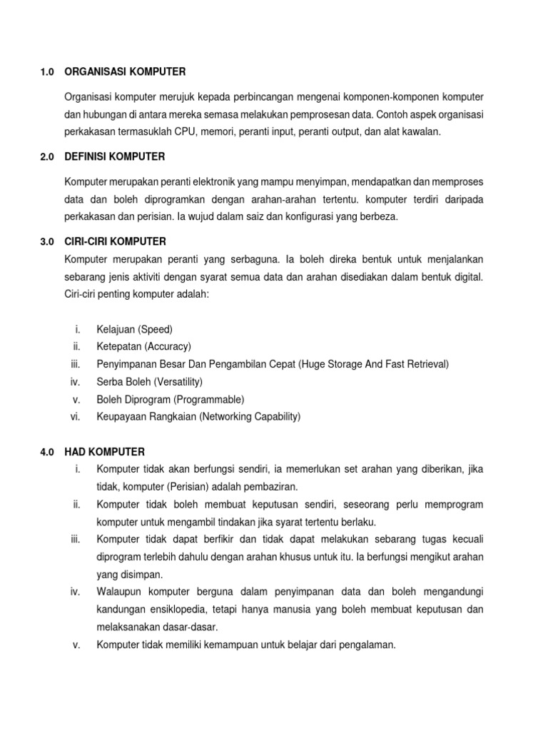 Pengenalan Hardware dan Software Komputer | PDF