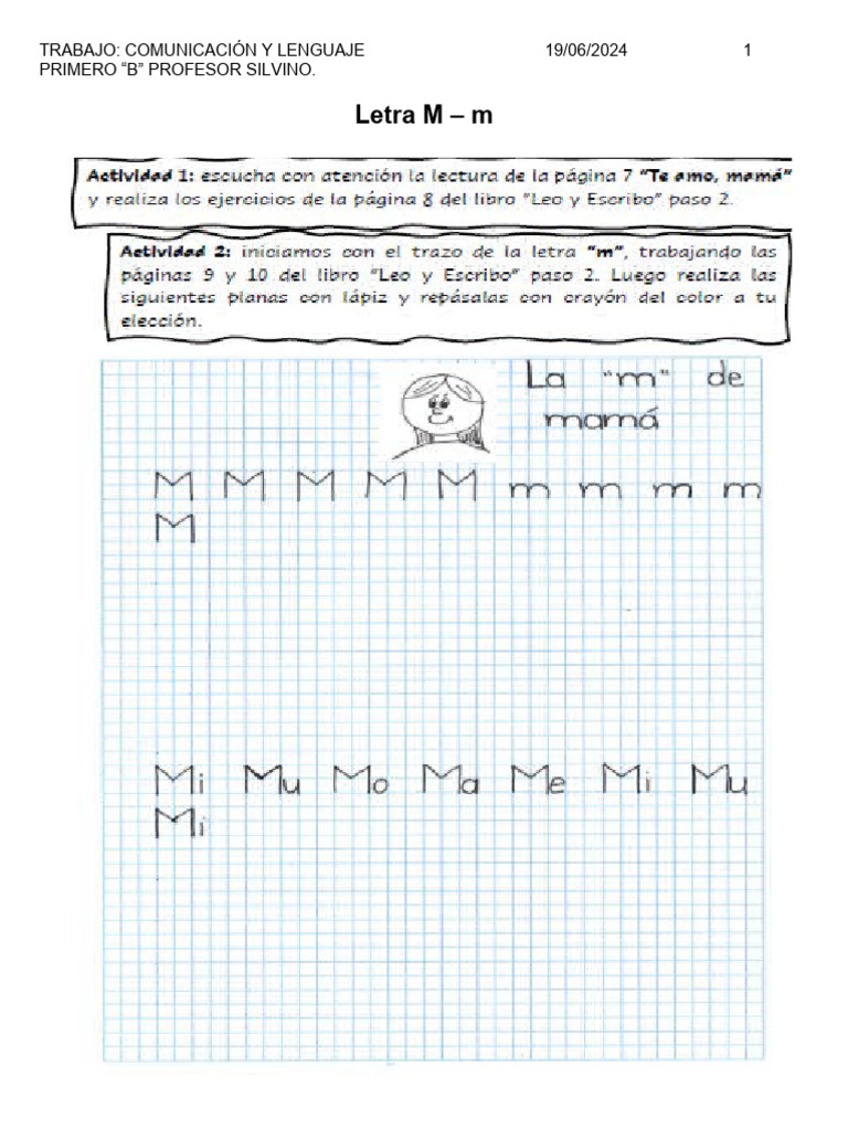 4. Letra M - m | PDF