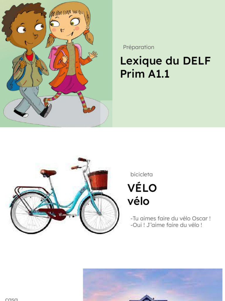 Lexique Du Delf A1.1 | PDF