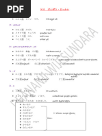 Minna No Nihongo N5 Vocabulary | PDF