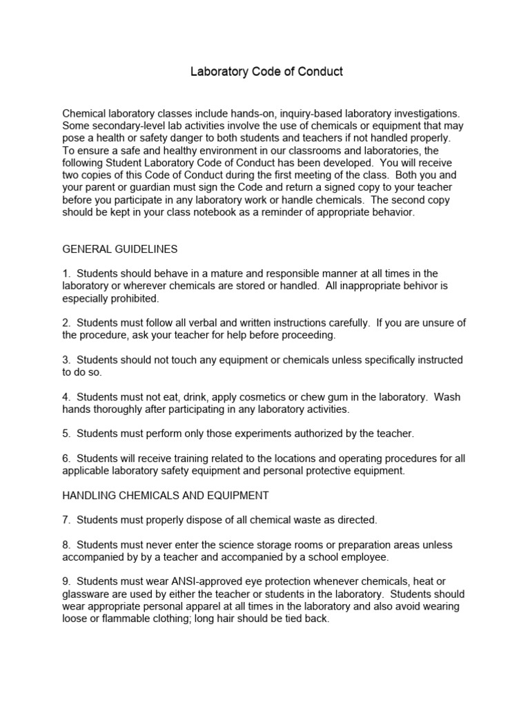 Laboratory COC Updated | PDF | Laboratories | Teachers