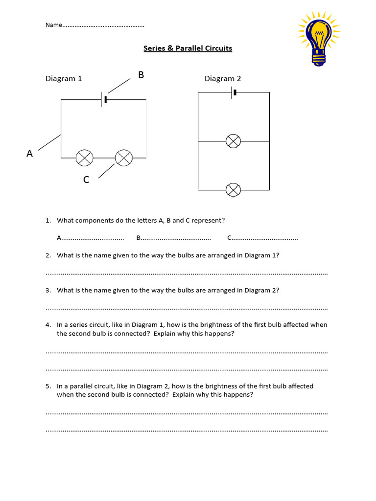 CH Series N Parallel Worksheet | PDF | Series And Parallel Circuits ...