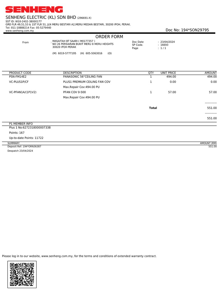 Senheng Electric (KL) SDN BHD: Doc No: 194 SON29795 | PDF | Law Of ...