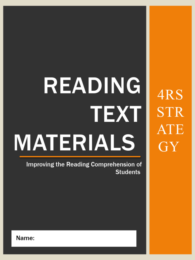 Reading Text Materials | PDF