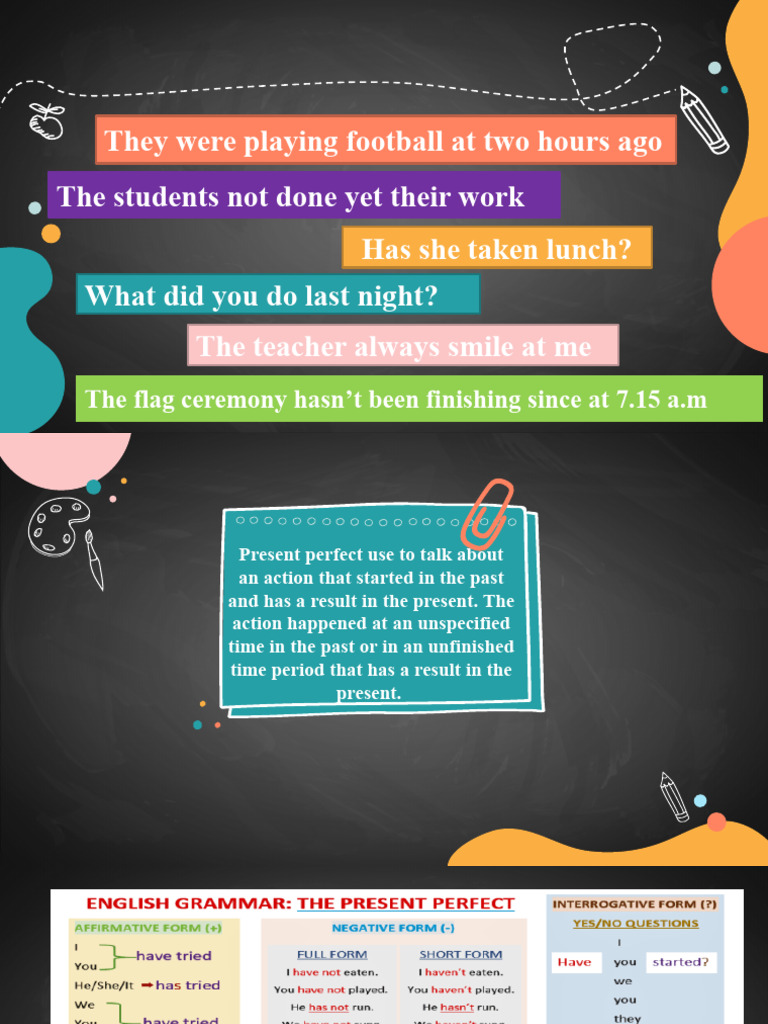 Present Perfect & Present Perfect Continuous Tense | PDF | Language Mechanics | Grammar