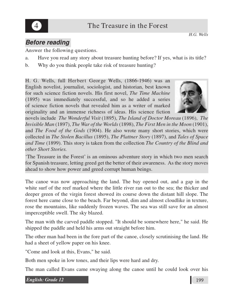 Treasure in The Forest | PDF | H. G. Wells | Science Fiction