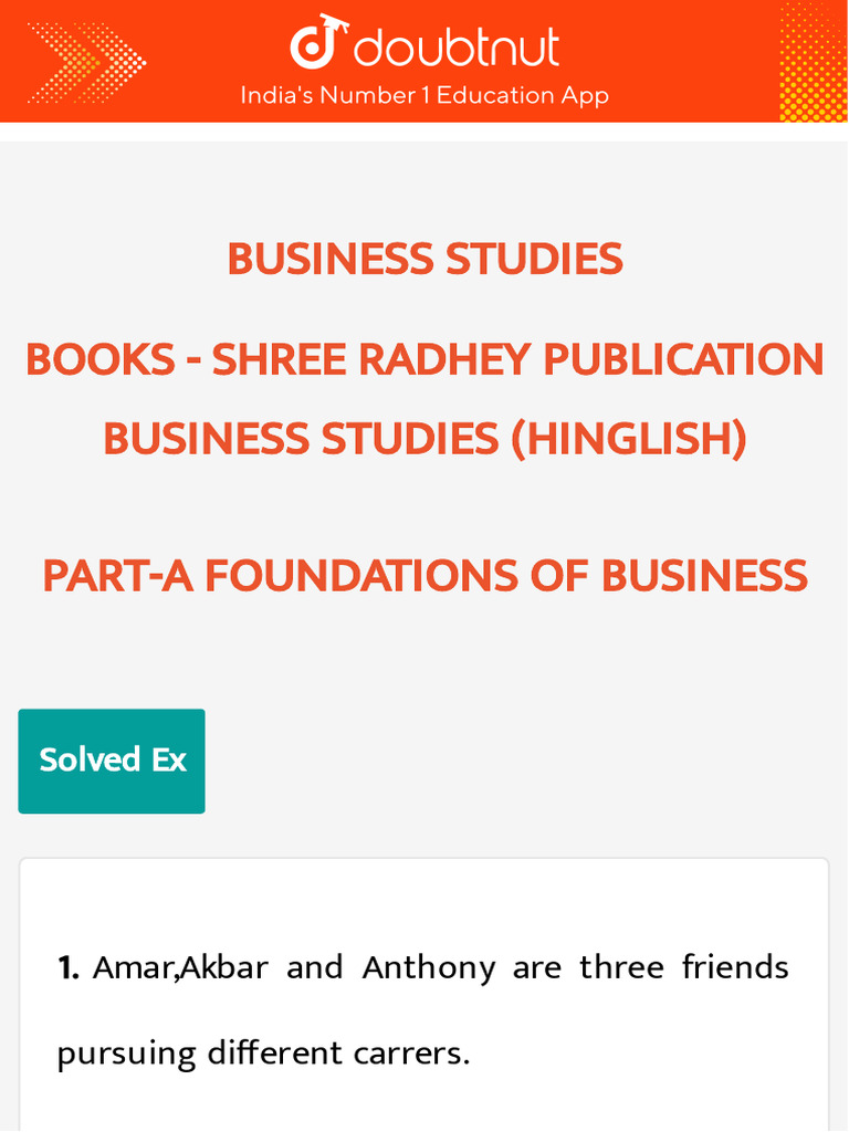 Books Doubtnut Question Bank | PDF | Business | Commerce